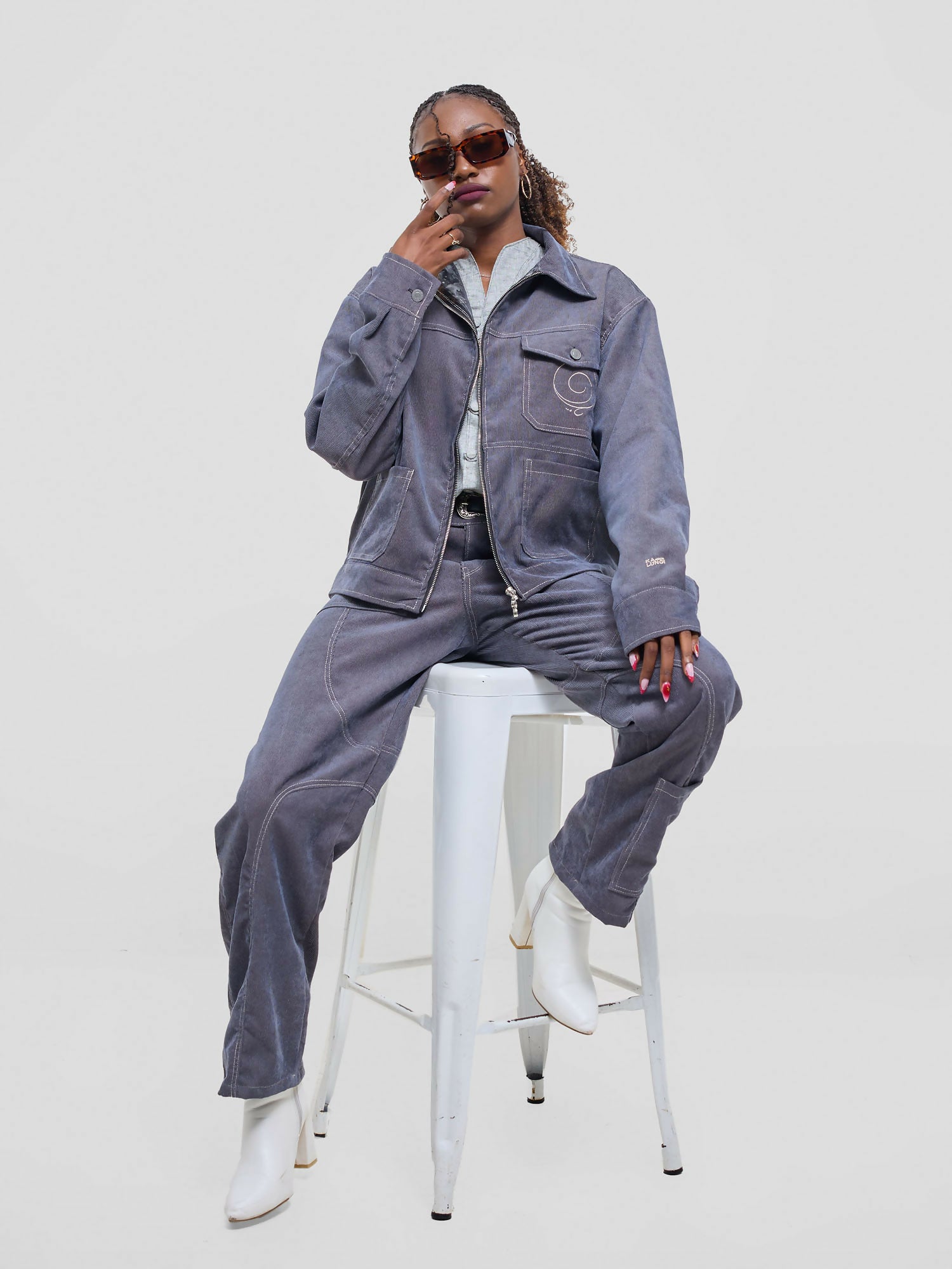 Kalungi Mwendo Jacket - Grey – Shopzetu